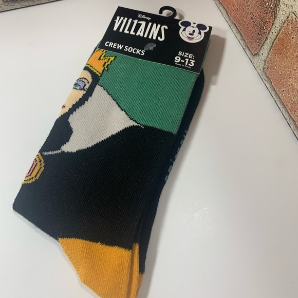 Accessories | Disney Villains Crew Socks | Poshmark
